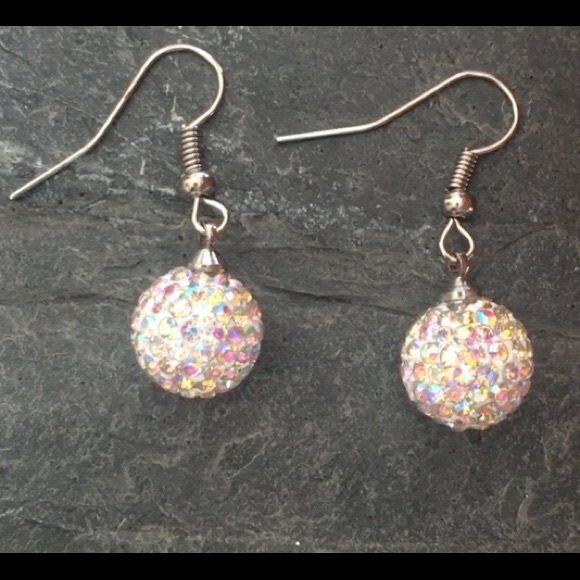 Elegant by Design | Jewelry | 2mm Crystal Clay Drop Earrings | Poshmark